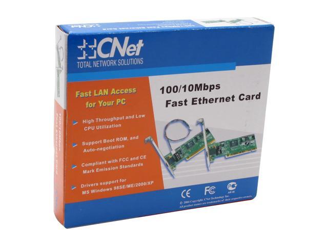 CNet PRO200 PCI 10/100 Mbps Fast Ethernet PCI-Bus Adapter - Newegg.com