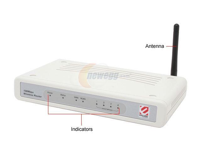 ENCORE ENHWI-SG Wireless Super-G Router - Newegg.com