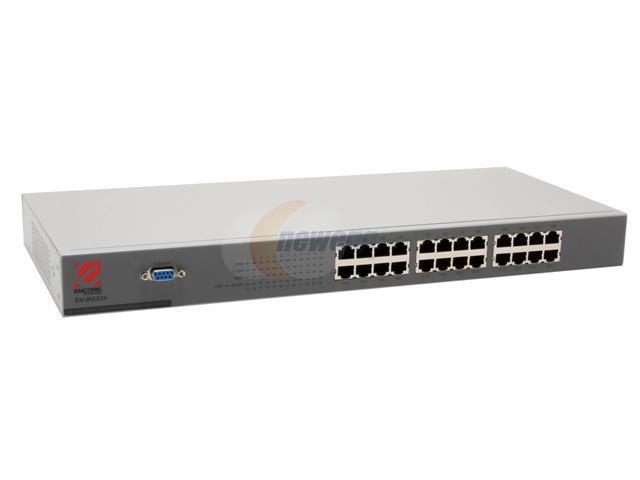 ENCORE EN-MGS24 Bandwidth Management Gigabit Ethernet Switch - Newegg.com