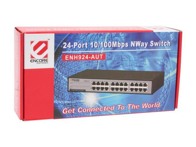 Open Box: ENCORE ENH924-AUT High-performance Fast Ethernet Switch ...