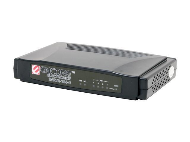 ENCORE ENRTR-104-2 10/20/100/200Mbps Broadband Wired Router - Newegg.com