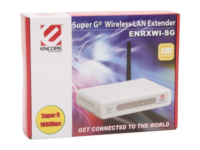 ENCORE ENRXWI-SG 108Mbps Wireless LAN Extender - Newegg.com