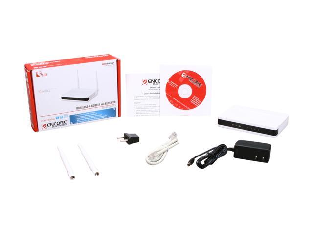 ENCORE ENHWI-2AN34D Wireless N300 Router / Repeater / Access Point: 3 ...