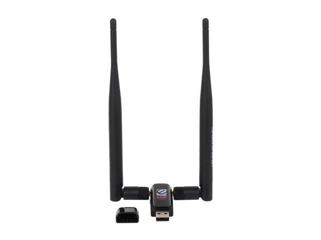 ENCORE ENUWI-2XN45 Wireless N300 Adapter with Two 5 dBi antennas, IEEE ...