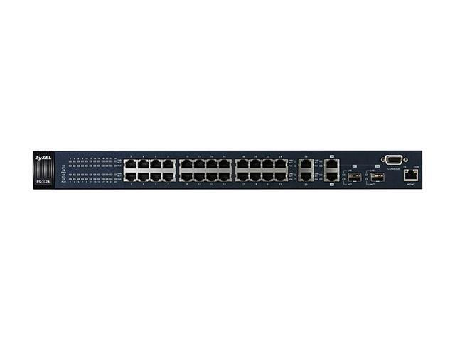 Zyxel ES-3124 4-Port Layer 2+ Fast Ethernet Managed Switch - Newegg.com