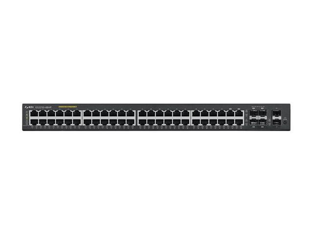 ZyXEL GS2210 GS2210-48HP 48-port GbE L2 PoE Switch - Newegg.com