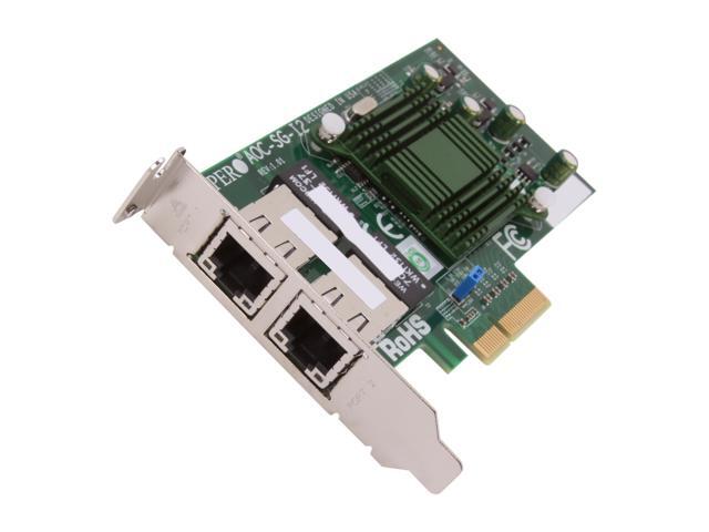 Supermicro AOC-SG-i2 PCI-Express High-performance, Cost-effective Dual ...