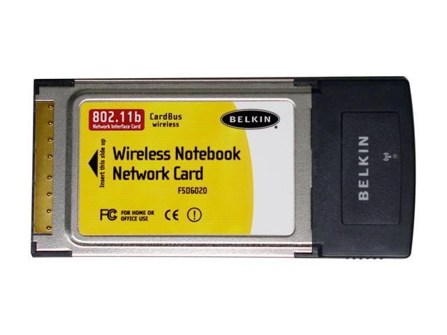 BELKIN F5D6020 Wireless Notebook Network Card - Newegg.com