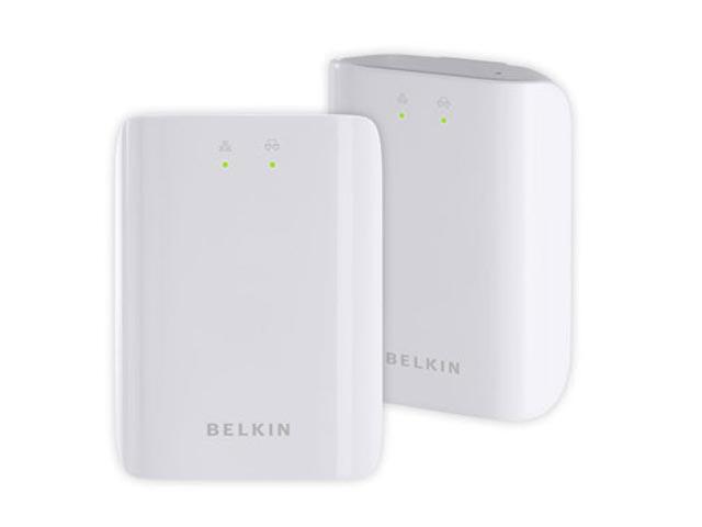 BELKIN F5D4073 Powerline Turbo Starter Kit (White) - Newegg.com