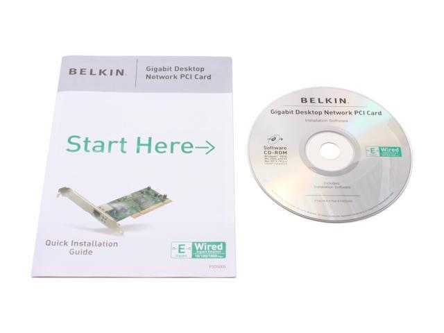 BELKIN F5D5005 PCI Gigabit Desktop Network Card - Newegg.com