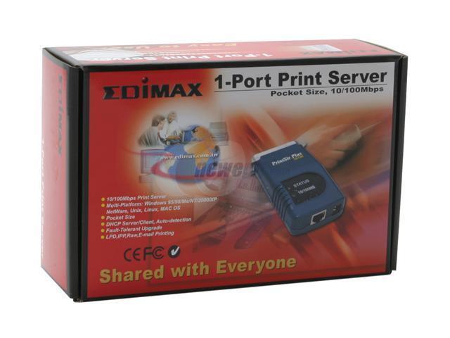 EDIMAX PS-1203 Fast Ethernet Print Server - Newegg.com