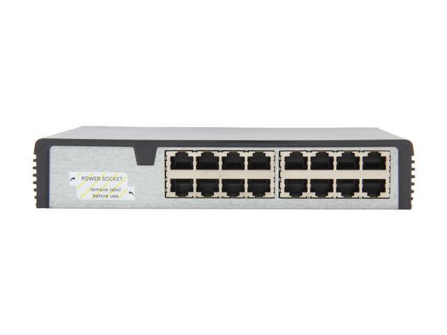 HP 1405-16 Desktop Fixed 16 Port Unmanaged Ethernet Switch - Newegg.com