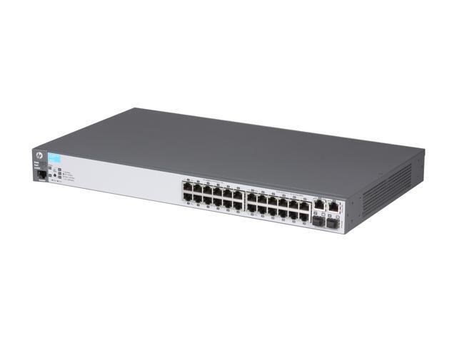 HPE Aruba 2620-24 Fixed 24 Port L2 Managed Fast Ethernet Switch (J9623A ...