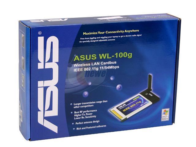 Open Box: ASUS WL-100g 54M PCMCIA Card - Newegg.com