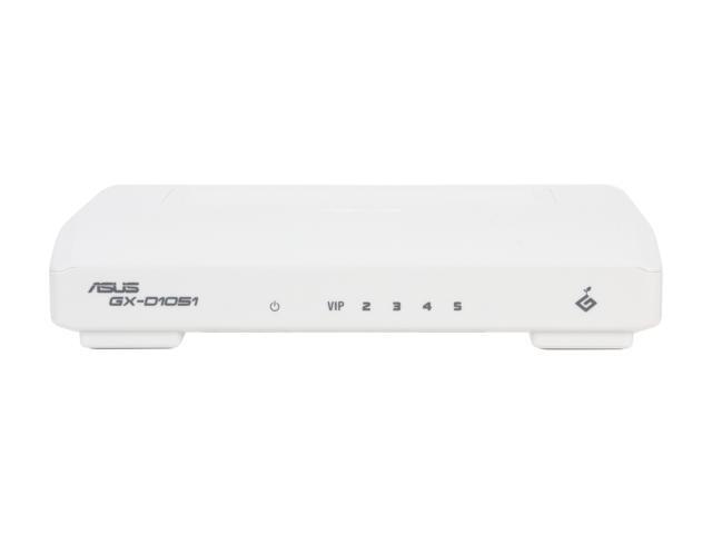 Refurbished: ASUS GX-D1051 V2 5-Port Power-Saving Gigabit Switch ...