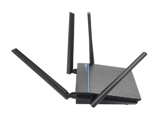 Refurbished: ASUS RT-ACRH13 Dual-Band 2x2 AC1300 Wi-Fi 4-port Gigabit ...