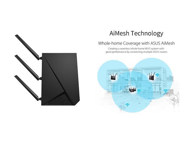 ASUS RP-AC1900 AC1900 Dual Band Wi-Fi Range Extender - Newegg.com