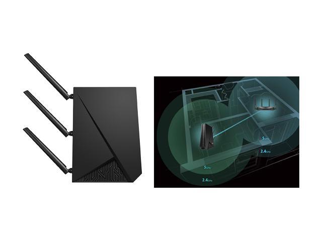 ASUS RP-AC1900 AC1900 Dual Band Wi-Fi Range Extender - Newegg.com