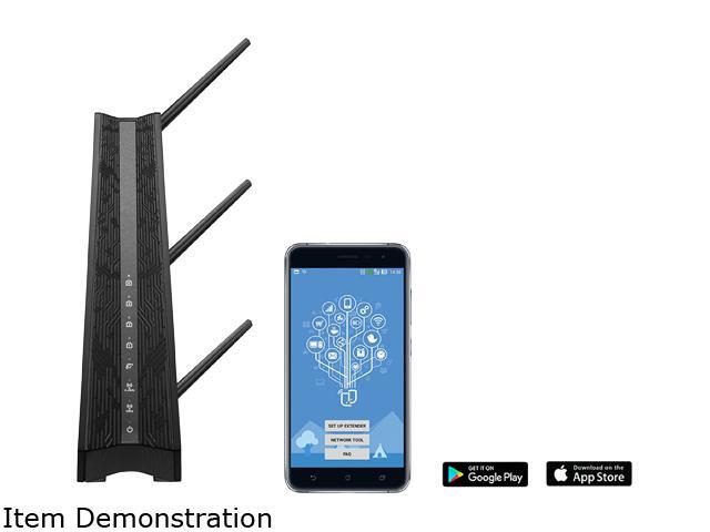 ASUS RP-AC1900 AC1900 Dual Band Wi-Fi Range Extender - Newegg.com