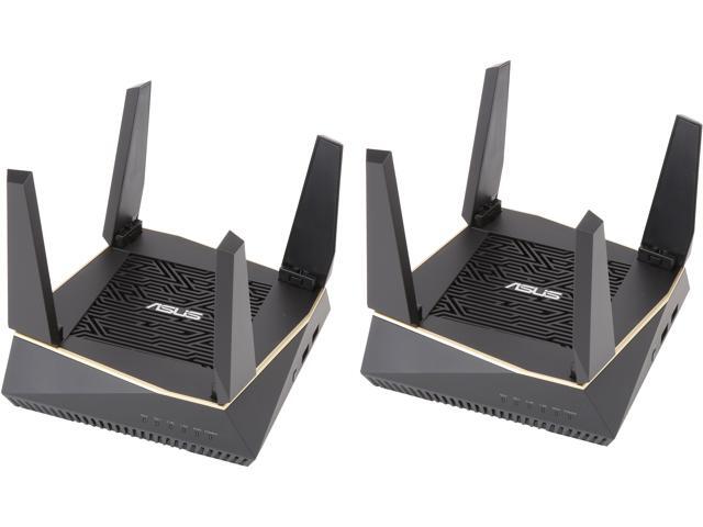 Refurbished: ASUS RT-AX92U AX6100 Tri-Band Wi-Fi 6 Mesh Router with 802 ...