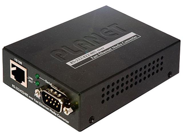 Planet ICS-100 RS-232/422/485 over Fast Ethernet Media Converter (RJ-45 ...