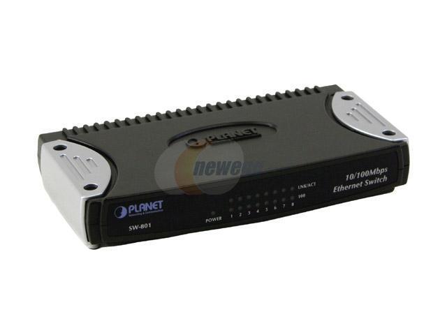 PLANET SW-801 Fast Ethernet Switch - Newegg.com
