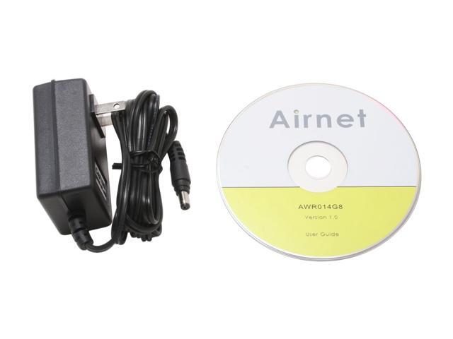 Airnet AWR014G8 108Mbps 4-Port Wireless Router Switch - Newegg.com