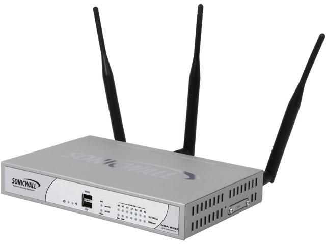 SonicWall 01-SSC-9745 VPN Wired + Wireless Network Security Appliance ...