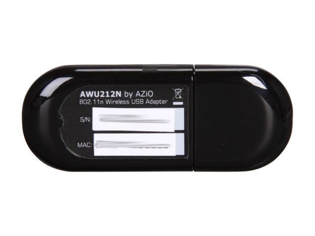AZiO AWU212N USB 2.0 Wireless Adapter 1T2R - Newegg.com