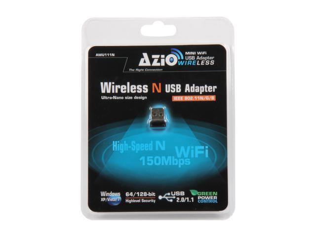 AZiO AWU111N USB 2.0 Wireless Adapter - Newegg.com