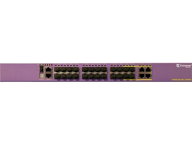 Extreme Networks ExtremeSwitching X440-G2-24x-10GE4 Ethernet Switch ...