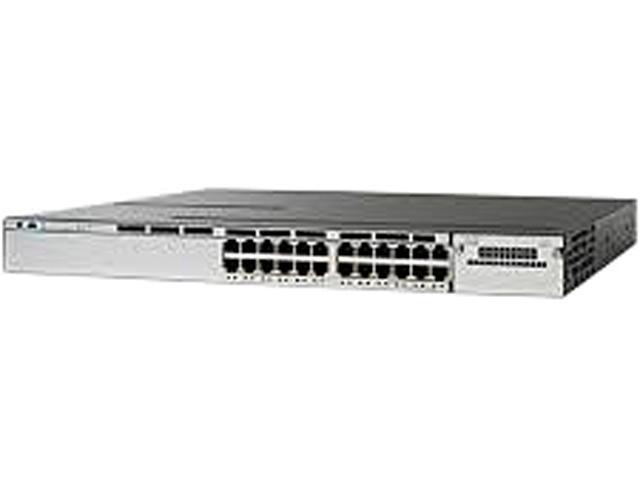 CISCO WS-C3850-24T-L Ethernet Switch Catalyst 3850 24 Port Data LAN ...