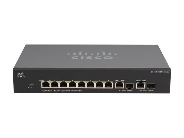 Cisco SG200-10FP 10-Port PoE Smart Switch - Newegg.com