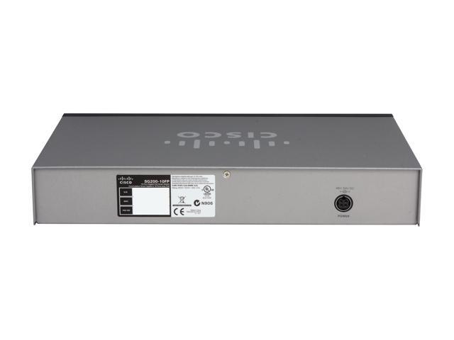 Cisco SG200-10FP 10-Port PoE Smart Switch - Newegg.com
