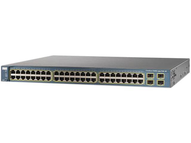 CISCO CATALYST 3560 WS-C3560G-48PS-S Switch /w PoE - Newegg.com