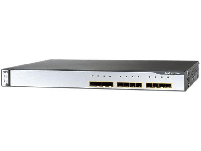Refurbished: CISCO Catalyst 3750 WS-C3750G-12S-S Switch (Grade-A ...