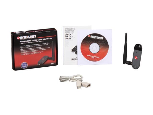 INTELLINET Network Solutions 524698 USB 2.0 Wireless 150N Adapter ...