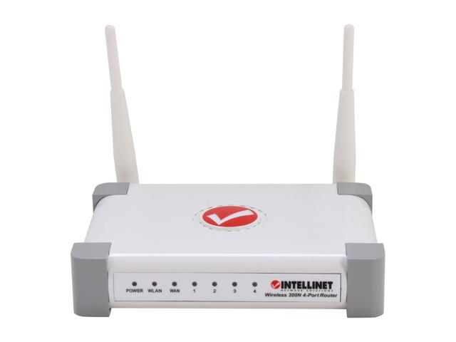Intellinet 524490 Wireless 300N 4-Port Router - Newegg.com