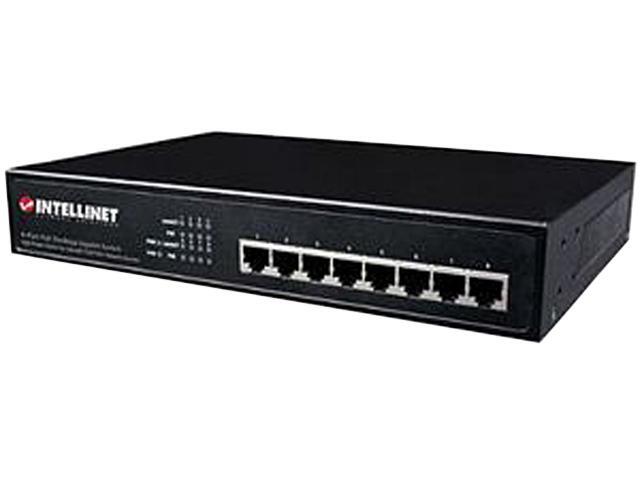 Intellinet 560641 8-Port PoE+ Desktop Gigabit Switch - Newegg.com