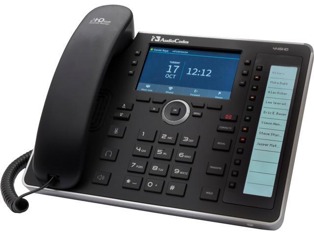 AudioCodes UC445HDEG-BW Network VoIP Phone - Newegg.com