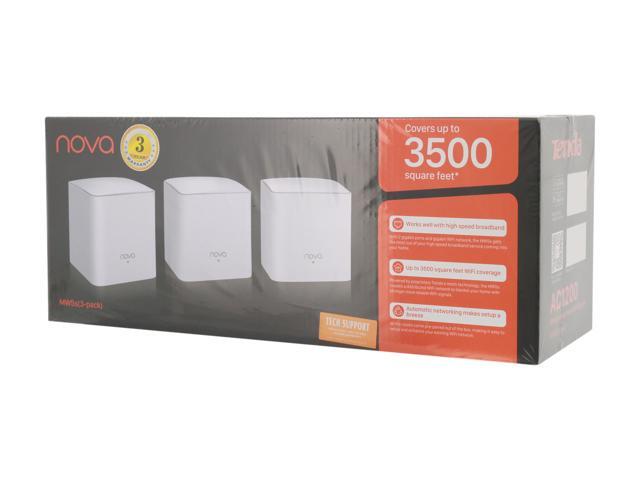 Tenda NOVA Whole Home Mesh WiFi System - Replaces Gigabit AC WiFi ...