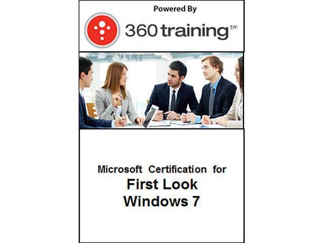 Microsoft Certification for First Look: Windows 7 - Self Paced Online ...
