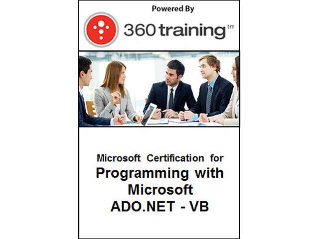 Microsoft Certification for Programming with Microsoft ADO.NET - VB - Self Paced Online Course ...