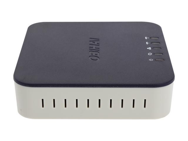 Obihai OBI302 VoIP Telephone Adapter with 2-Phone Ports, Router & USB ...
