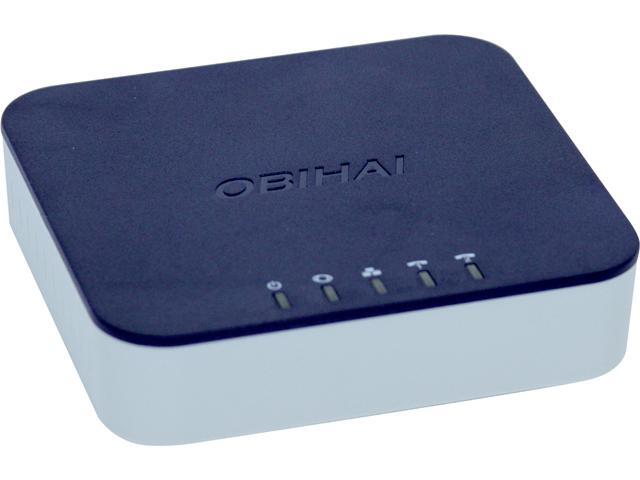 Obihai OBI302 VoIP Telephone Adapter with 2-Phone Ports, Router & USB ...