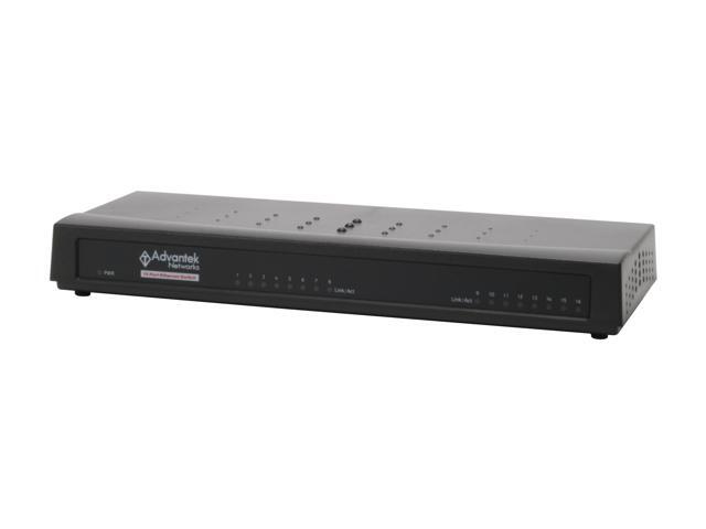 Advantek ANS-16P Fast Ethernet Switch - Newegg.com