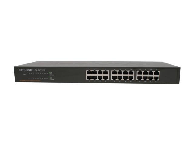 TP-Link TL-SF1024 24-port Unmanaged 10/100M Rackmount Switch - Newegg.com