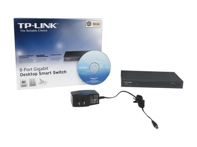 TP-Link TL-SG2008 8-Port Gigabit Smart Switch - Newegg.com