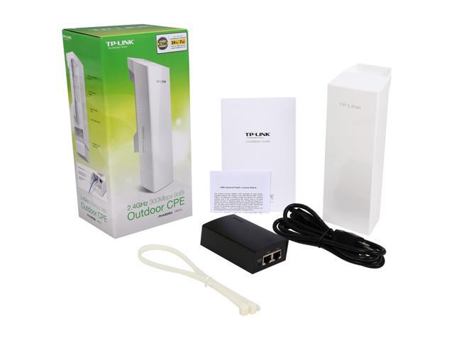 TP-Link 2.4GHz N300 Long Range Outdoor CPE for PtP and PtMP ...
