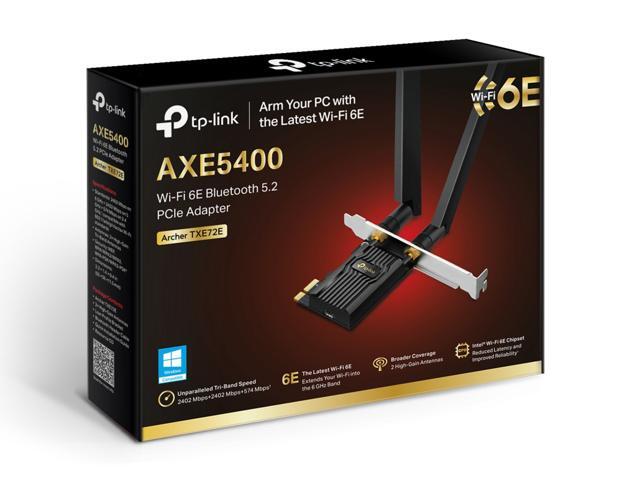 TP-Link Archer TXE72E PCI Express AXE5400 Wi-Fi 6E Bluetooth 5.2 PCIe Adapter - Newegg.com